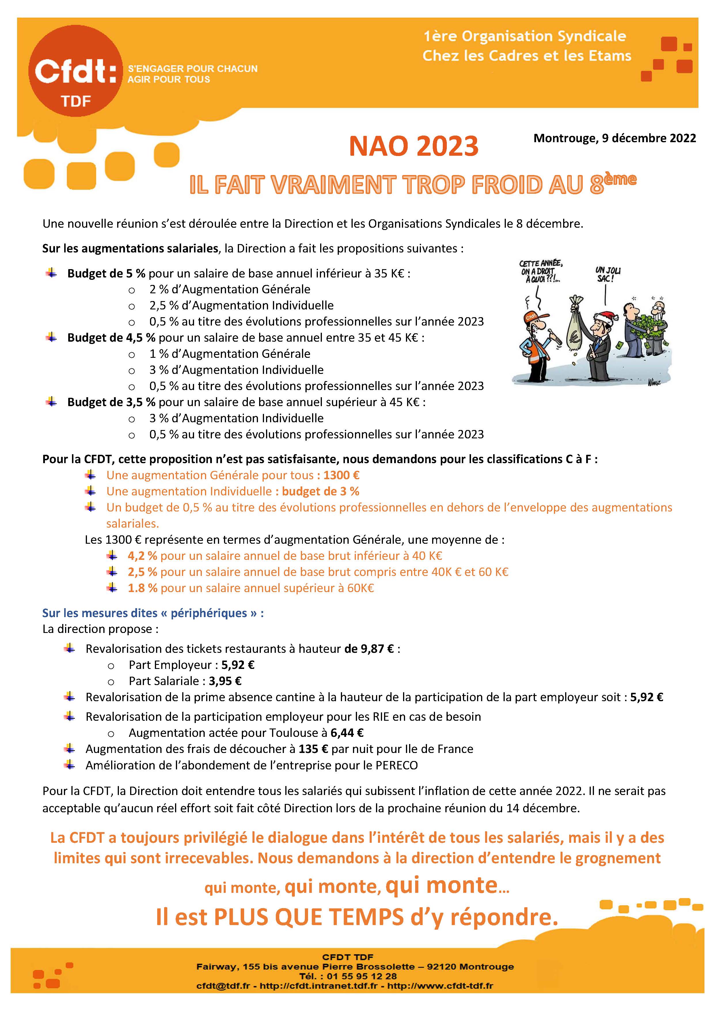 NAO 2023 - Il fait vraiment trop froid au 8éme | Le site du syndicat ...